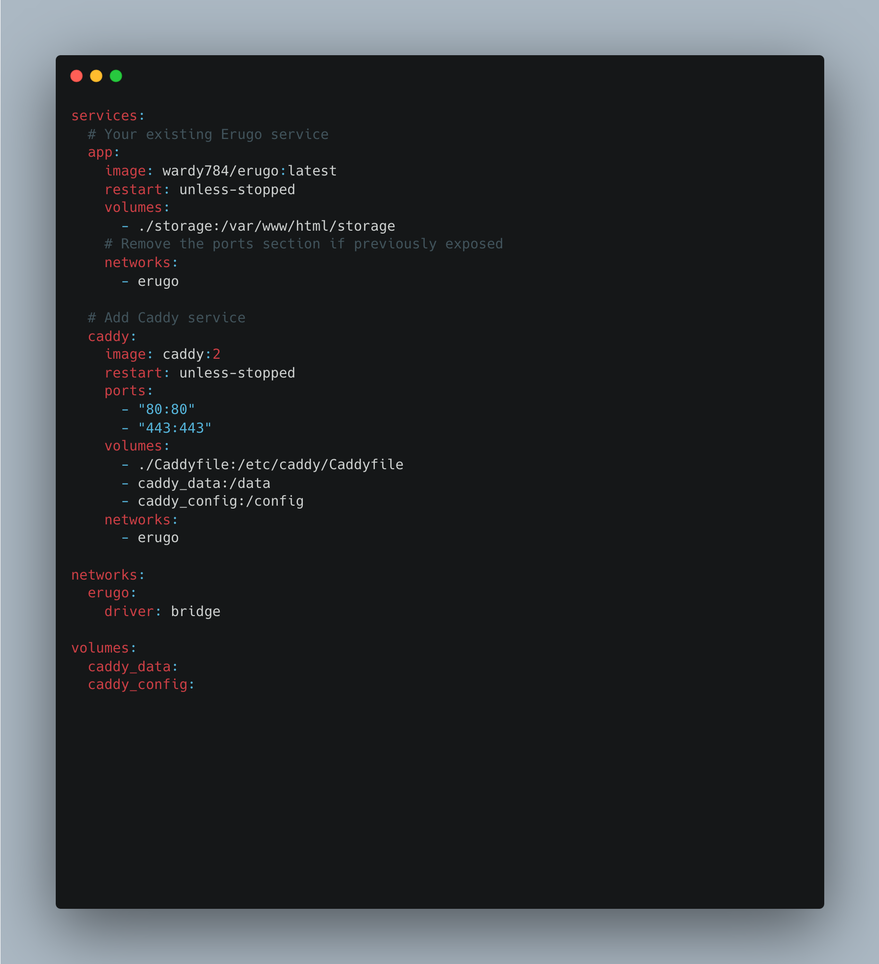 Setting Up Caddy As A Reverse Proxy For Erugo